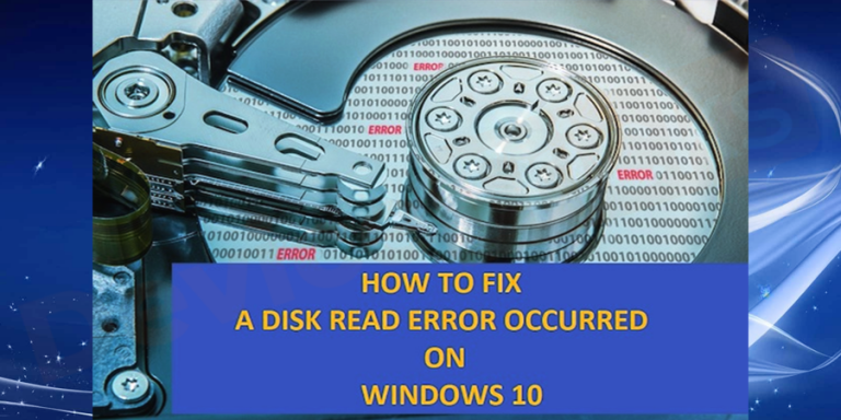 A Disk Read error occurred Press Ctrl+Alt+Del to Restart [Fixed ...
